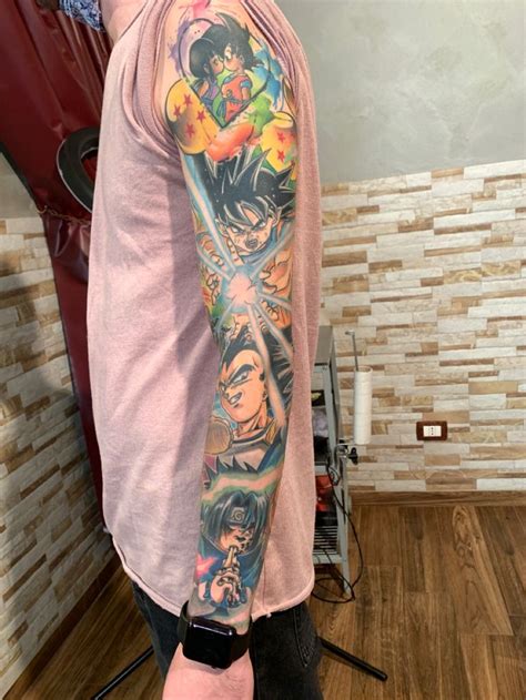 Anime Sleeve Tattoo