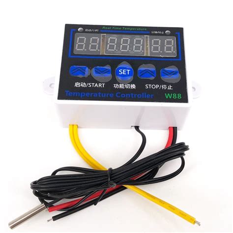 W1411 W88 12V 220V 10A Digital LED Temperature Controller Thermostat