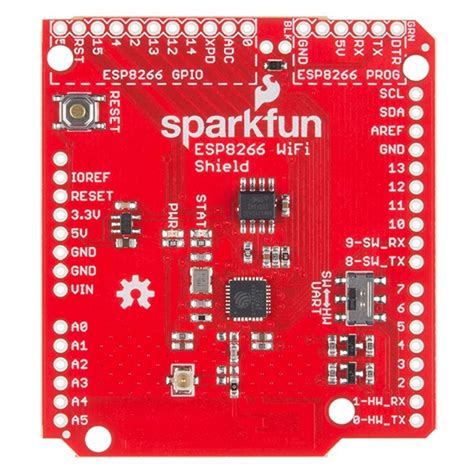 Sparkfun Wifi Shield Esp8266 Comunicação Arduino Ptr003716