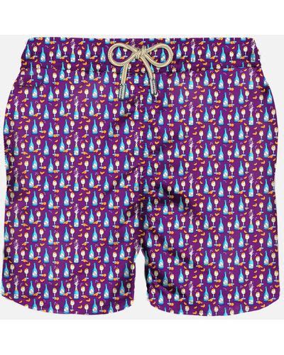 Purple Mc2 Saint Barth Beachwear For Men Lyst