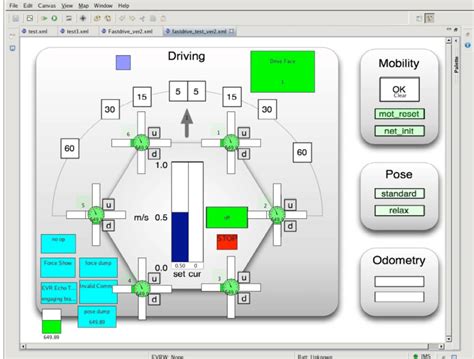 The Driving Telemetry Canvas Provides An ATHLETE Operator With All The