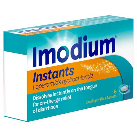 Imodium Instants For On The Go Diarrhoea Relief 6 Tablets One Stop