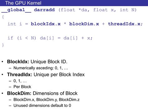 Introduction To Cuda Programming Ppt