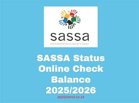 SASSA Status Online Check Balance SASSA Grant