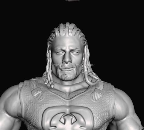 Скачать файл Wwf Wwe Costum Roman Reigns • Модель для 3d принтера ・ Cults