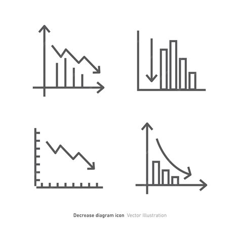 Premium Vector Decrease Diagram Icon Design Graph Down Reduce Symbol Premium Vector Decrease Diagram Icon Design Graph Down Reduce Symbol