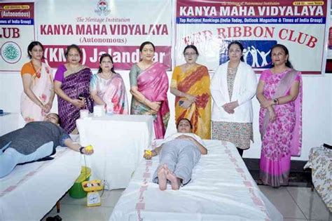 Kmv Organises Blood Donation Camp To Commemorate National Voluntary