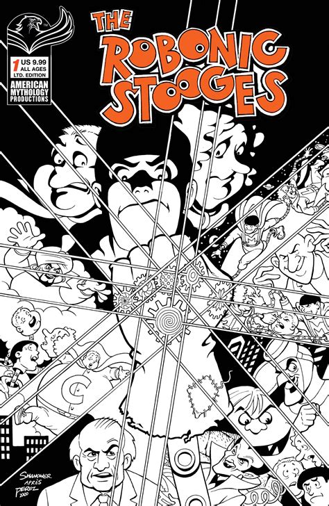 Feb Robonic Stooges Return Cvr C B B Ltd Ed Previews World