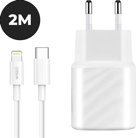 Unieke 20W IPhone Snellader Inclusief Lightning Oplaadkabel Van 2