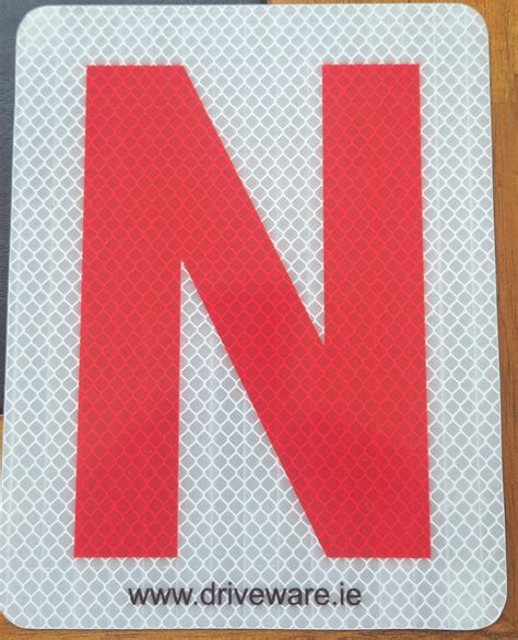 N Plates For Novice Drivers Drive Ware