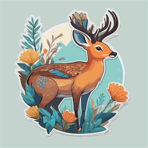 Premium Vector Wildlife Color Cartoon Vector