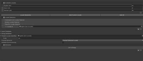 Unity Localization Locale Stuck Unity Engine Unity Discussions