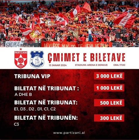 Cmimet E Biletave Per Ndeshjen Kunder Teutes R Fkpartizanitirane