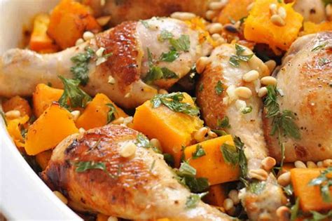 Як приготувати курячі ніжки з гарбузом у духовці РЕДПОСТ