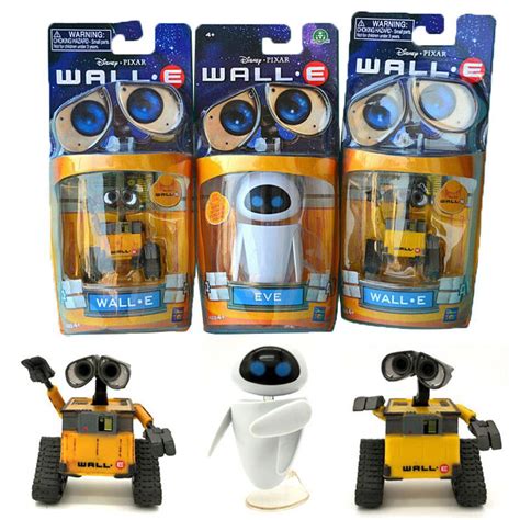 ฟิกเกอร์หุ่นยนต์ Eve And Wall E Mini ขยับได้ 3 รูปแบบ ของเล่นสําหรับเด็ก