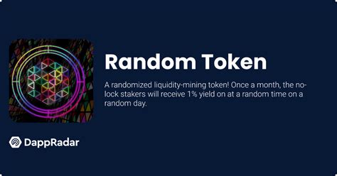 Random Token Defi Overview Tvl Analysis Dappradar