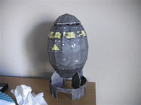 Fallout 3 Mini Nuke Papercraft By Yodersstuff On Deviantart
