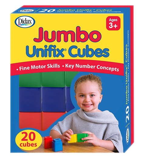 Didax Jumbo Unifix Cubes Set Of Walmart