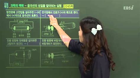 Ebs[과학탐구]화학 톰슨의 음극선 실험을 통해 알 수 있는 것은 뭔가요 Youtube