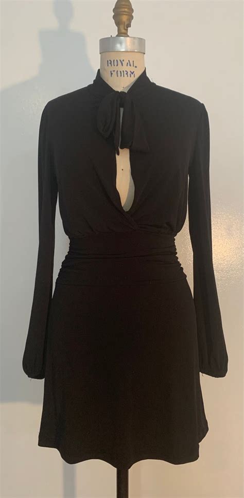 Bodycon Black Dress Gem