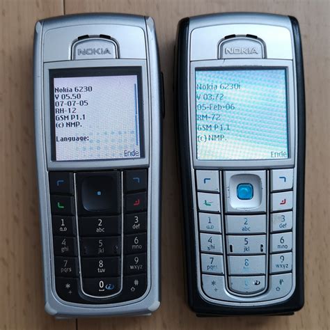 Nokia 6230 and 6230i. Almost identical on the outside, but 2 entirely ...