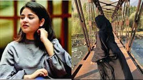 Sahar Afsha Sana Khan Zaira Wasim Celebrities Who Quit Showbiz To