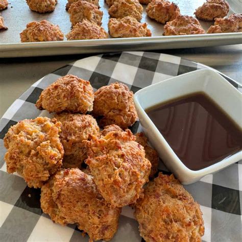 Smoked Cream Cheese Sausage Balls Cooking In The Midwest