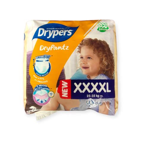 Drypers Drypantz Xxxxl Mega 18s Loco Store