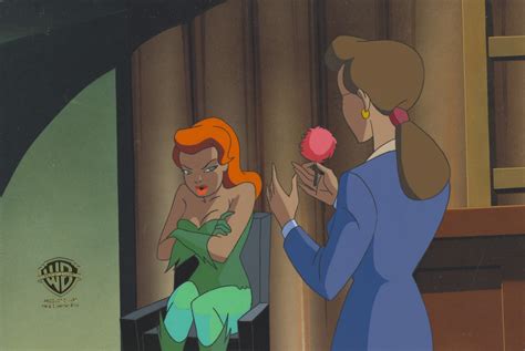 Batman The Animated Series Original Production Cel Poison Ivy And Da