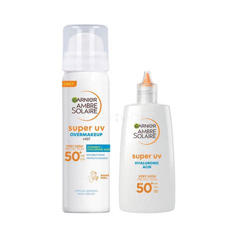 Пакет с отстъпка Слънцезащитен продукт за лице Garnier Ambre Solaire