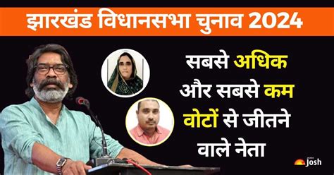 Jharkhand Chunav Results 2024 किसने दर्ज की सबसे बड़ी जीत और कौन जीता