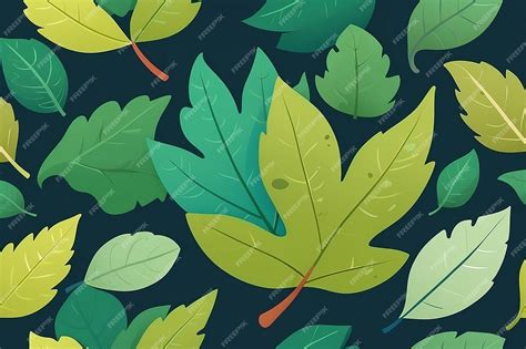 Premium Photo Cute Leaf Cartoon Illustrationcute Leaf Cartoon