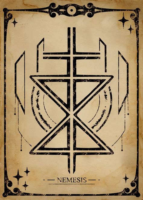 Nemesis Goddess Of Revenge Symbol
