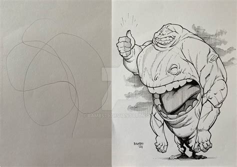 Scribble Game Happy Monster By Bambs79 On Deviantart