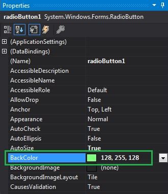 How To Set The Background Color Of The RadioButton In C GeeksforGeeks