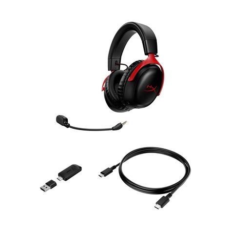 خرید هدست Hyperx Cloud Iii Wireless Black Red از فروشگاه اگزو گیم