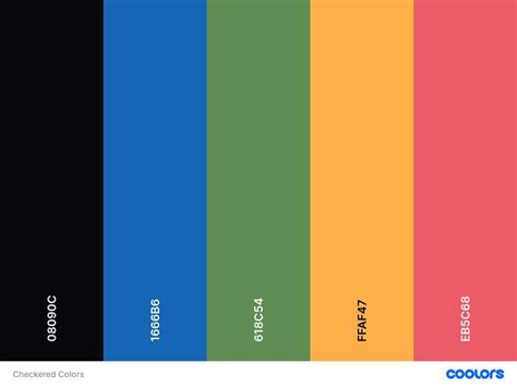 Checkered Color Scheme