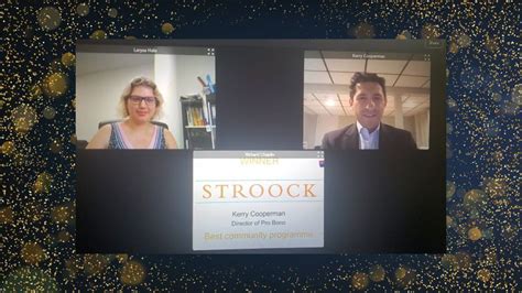 Stroock Wins Best Community Program At 2023 Managing Partners Forum