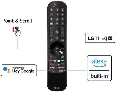 55" Телевизор LG 55NANO766QA.ARUB, NanoCell, 4K Ultra HD, синяя сажа ...