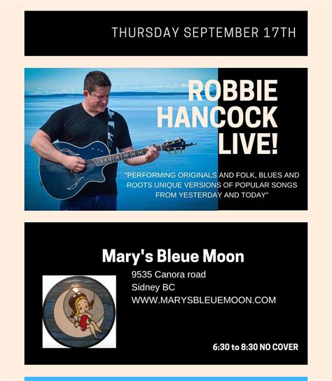 Some Of You Have Been Robbie Hancock Singersongwriter