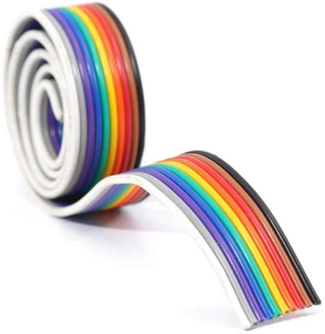 Buy Multi Colour Ribbon Cable 10 Wire At Cheap Price In