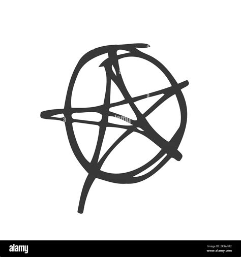 Anarchy Icon Silhouette Illustration Anti Social Protest Vector