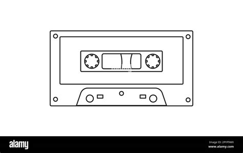 Old Retro Vintage Music Audio Cassette For Audio Tape Recorder With