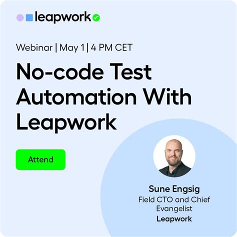 Leapwork On Linkedin Webinar No Code Automation With Leapwork