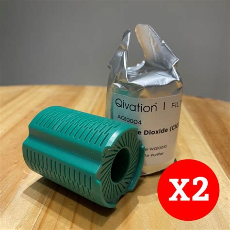 Qivation Chlorine Dioxide Clo2 Filter 2 Pcs Pack Used For Amplify