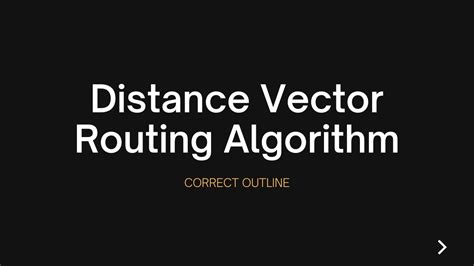 Distance Vector Routing Algorithm شرح Network 2 بالعربي Youtube