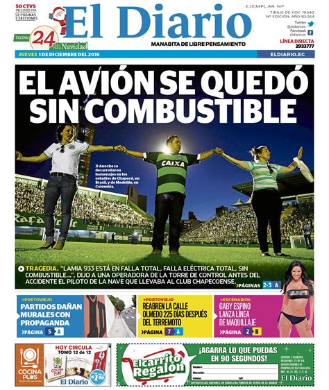 El Diario Jueves 1 De Diciembre De 2016 Infobae