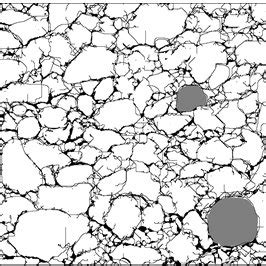 Original Top And Processed Bottom Image For The Fragmentation