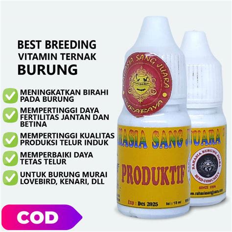 Vitamin Breeding Burung Murai Batu Best Breeding Kenari Vitamin