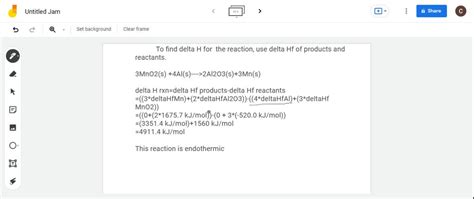 solved using thermodynamic data given in appendix c obtain Δh ∘ for the reduction of pyrolusite